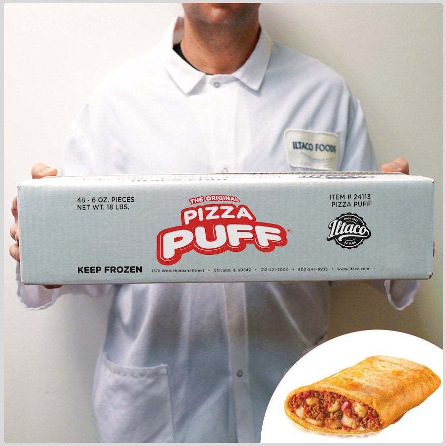 Pizza Puffs – 48 Count Foodservice Pack – ILTaco.com